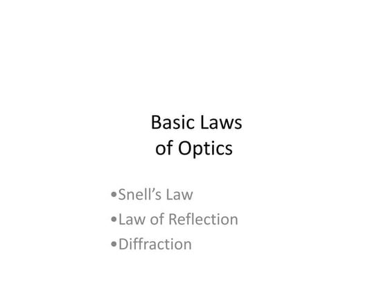 Properties of light | PPTX