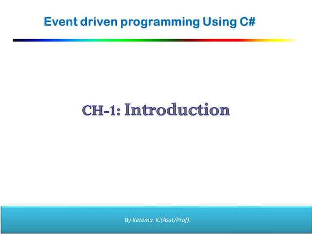 Chapter 1 Introduction To C Programming Language Ppt