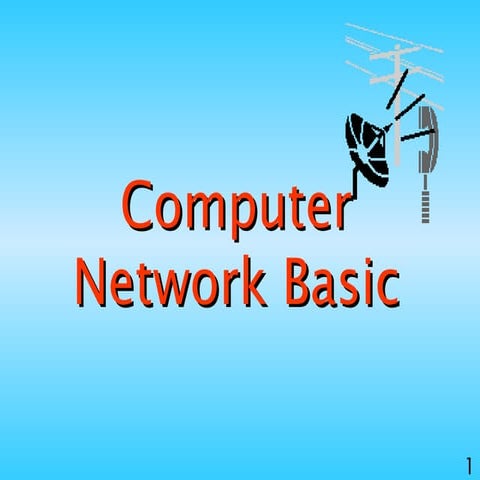 Chapter 1 com net basic | PPT