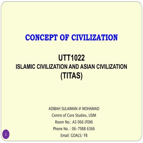 Chapter 1 Concept of Civilization | PDF