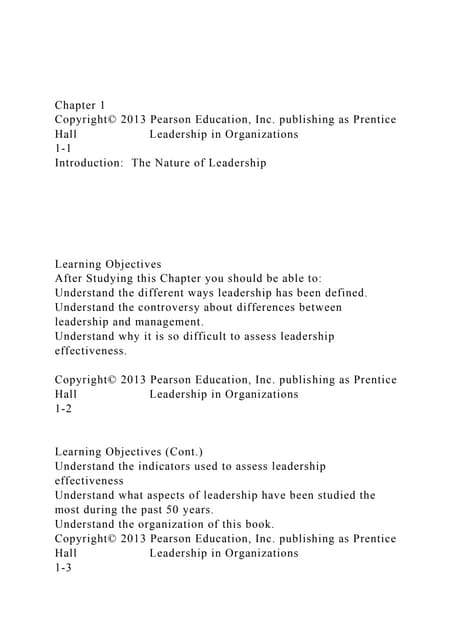 Yukl chapter 09 | PPTX