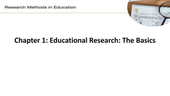 Research Methods in Education - Lecture 01.ppt