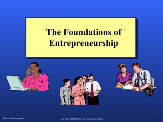 Introduction to Entrepreneurship Chapter 01 | PPT