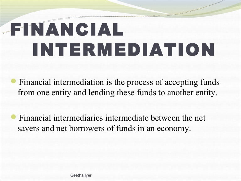 Chapter1 financial intermediary