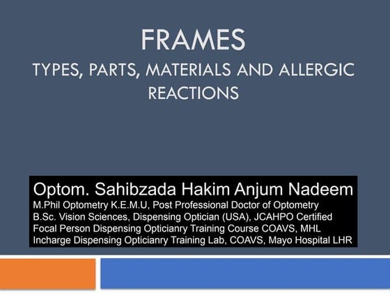 Frame types and parts | PPTX