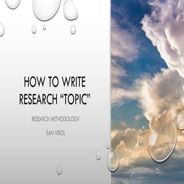 Chapter 1_How to write research topic.pdf | Educational Assessment ...