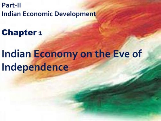 Indian economy notes | DOCX