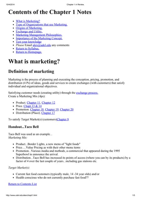 Lesson 1 - Principles of Marketing | PPTX | Marketing and Advertising ...