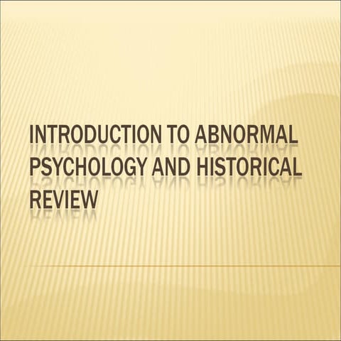 Chapter 1 intro of abpsy | PPT