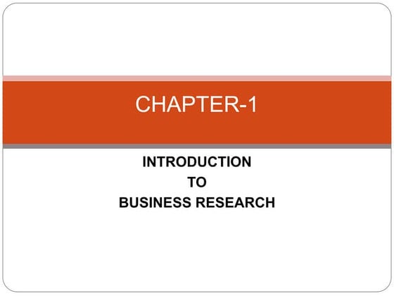 Qualitative Research Methods-Chapter-one | PPT