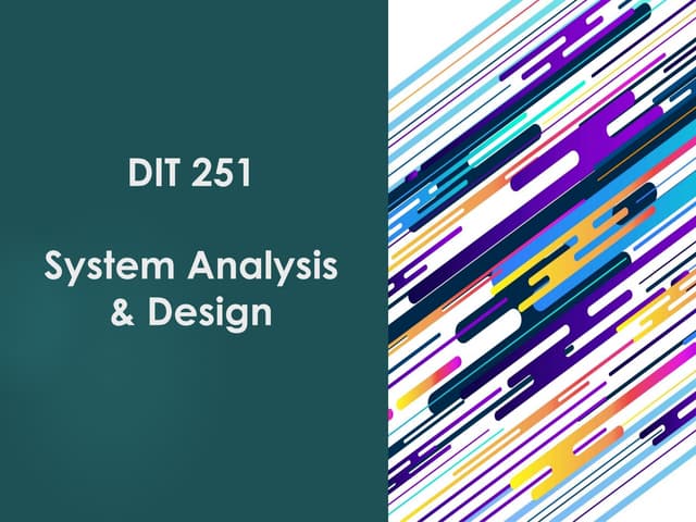 Chapter 1 Introduction Pptx System Analysis Pptx