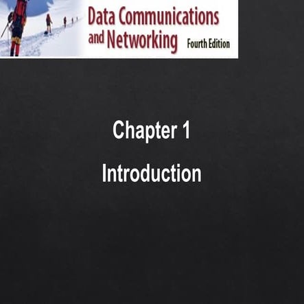 Chapter 1 Introduction.ppt talks about basic components of a network | PPT