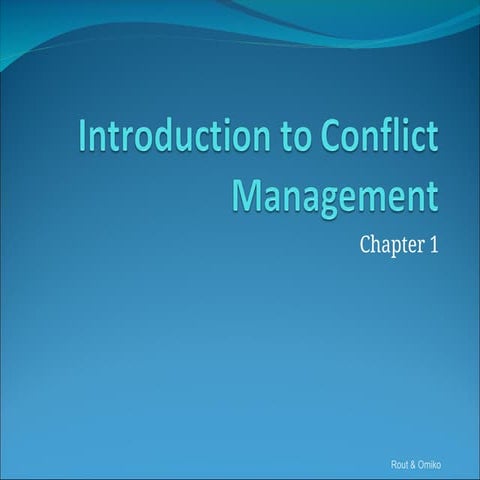 Chapter 1 Introduction . (1).ppttu conflit | PPT
