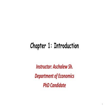 Chapter 1 introduction (final) | PPTX