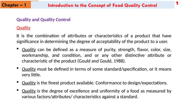 In process control in food industry | PPTX