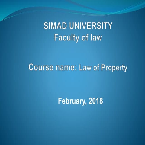 1 Land law 3rd year law course Chap 1-7.pptx