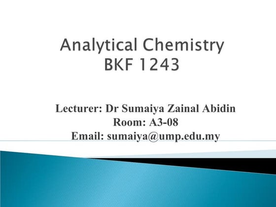 Introduction to Pharmaceutical analysis - I (HRB) | PDF