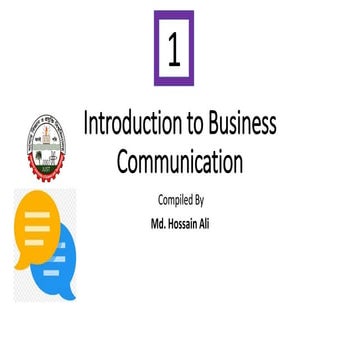 Chapter 1 Introduction to Business Communication | PDF