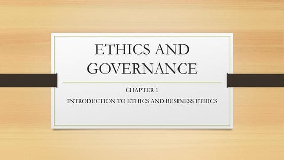 Ethics and law | PPT