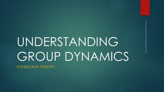 ppt of group dynamics | PPTX | Business | Business and Finance