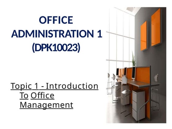 Administrative Office Management | PDF | Business Administration | Business