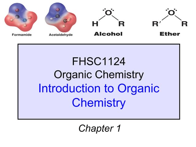 Classification of organic compounds | PDF