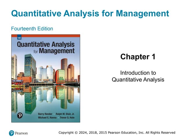 Chapter I-Intro to Quantitative Analysis | PPT