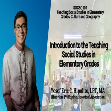 Introduction to the Teaching Social Studies | PPTX