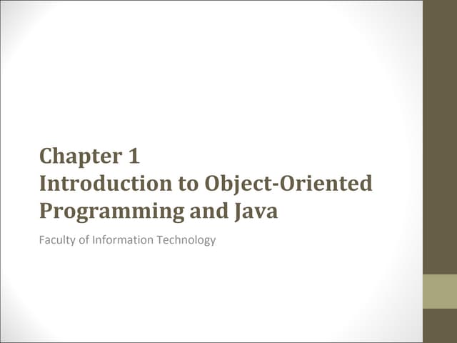 Chapter 1 java | PPT Chapter 1 java | PPT