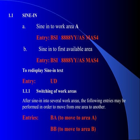 Gds quick reference guide | PDF