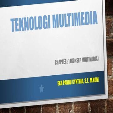 Konsep Multimedia Pptx