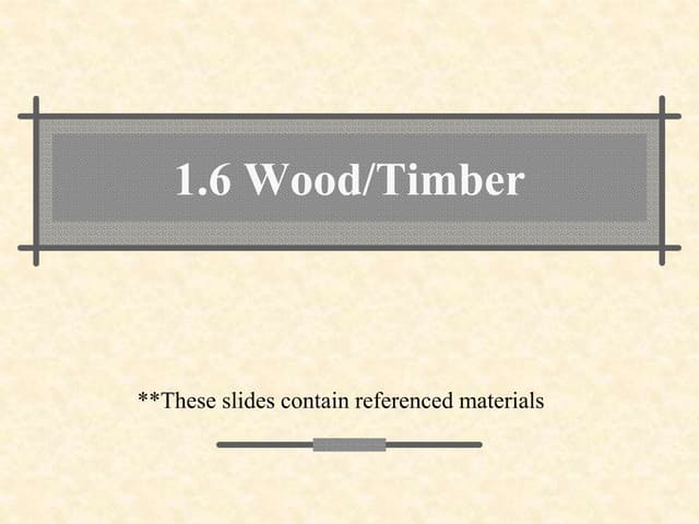 Anisotropic nature of wood | PPTX