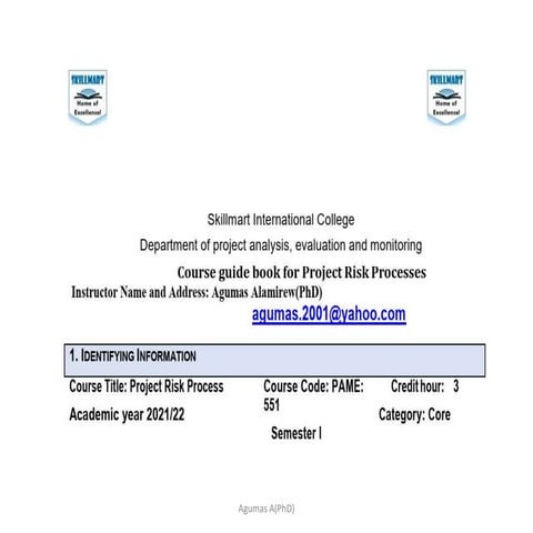 Project management course for MSc STUDENTS CHAPTER 1 | PPT