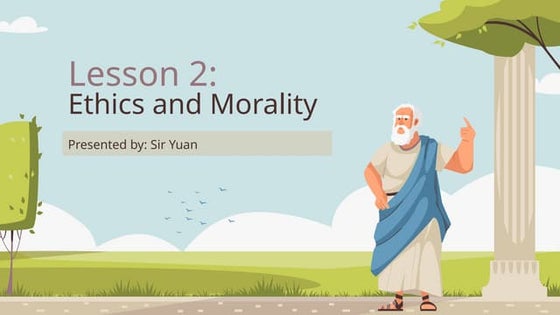 Lesson 1: Topic 1: MORAL & NON-MORAL STANDARDS | PPTX
