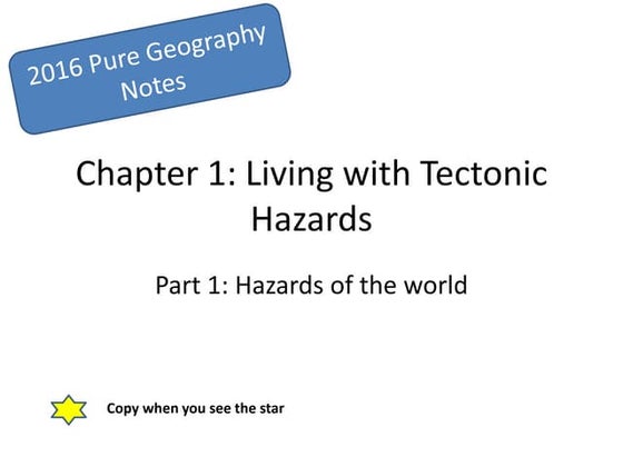 Volcanoes and plate tectonics | PPTX