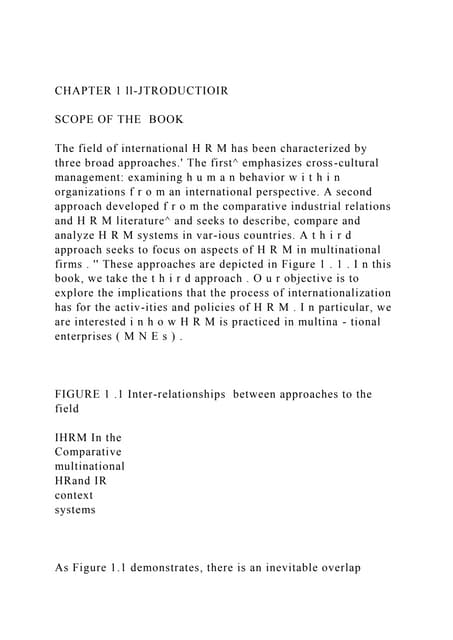 Chapter 1 introduction to ihrm | PPT