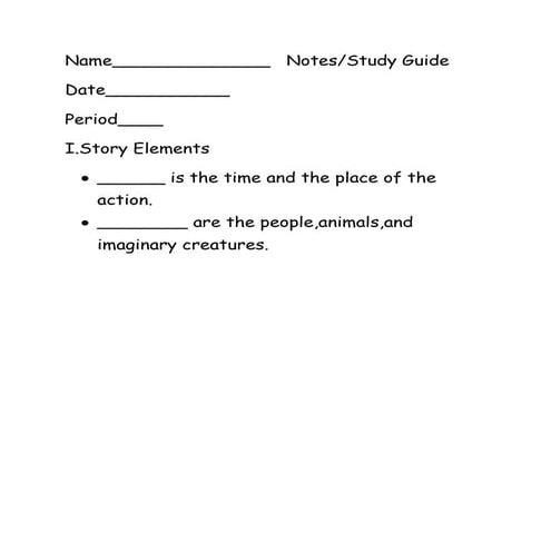 Chapter 1 note-taking worksheet | PDF