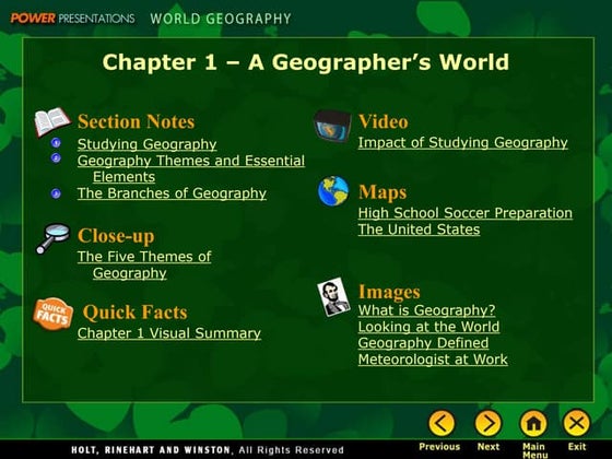 Geo: Unit 1, Chapter 1 Powerpoint | PPT