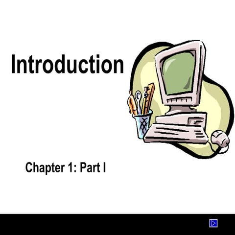 Chapter 1 part i introduction | PPT