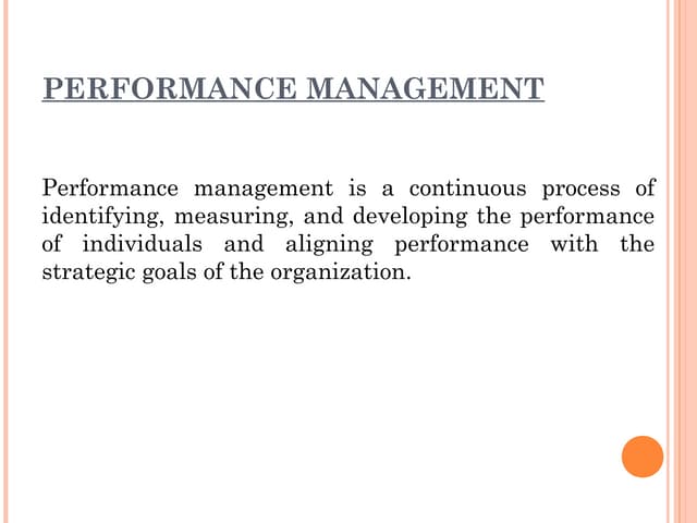 Performance Management & Reward Systems | PDF