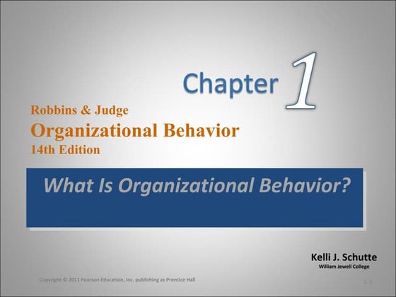 Individual differences iXRobbins_EOB10_Basic_PPT_CH01.ppt | Business | Business and Finance
