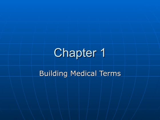 Medical terminology | PPT