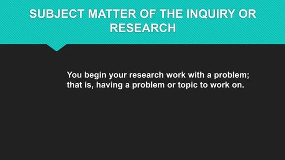 Chapter 1 Research | PPT