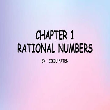 CHAPTER 1 RATIONAL NUMBERS EDITABLE 2023.pptx