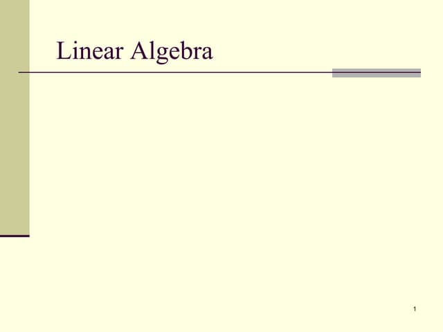 System Of Linear Equations | PPT