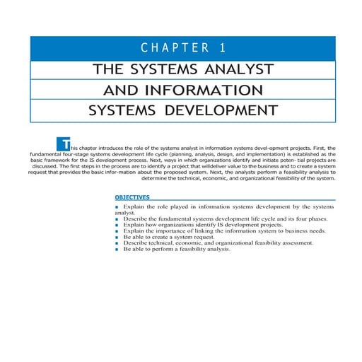 Chapter 1 software analysis and design in software development | PDF