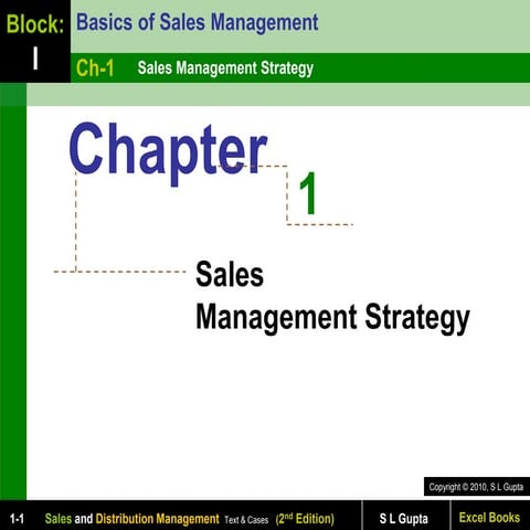 Chapter 1 Sales Management Strategy-Sales and Distribution Management.ppt
