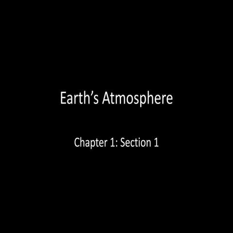 Composition and Structure of Atmosphere | PPTX