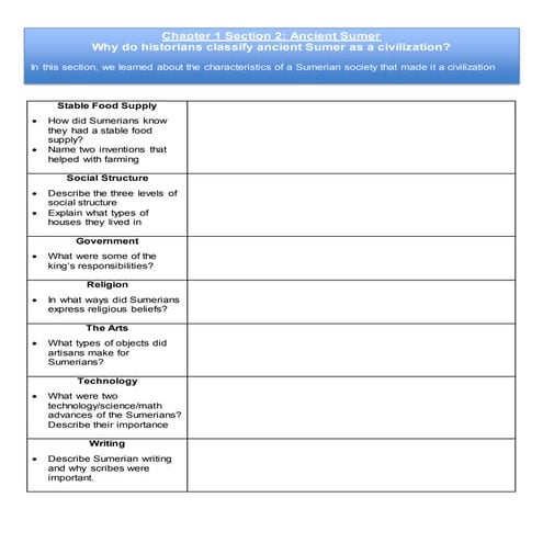 Chapter 1 section 2 Notes | PDF