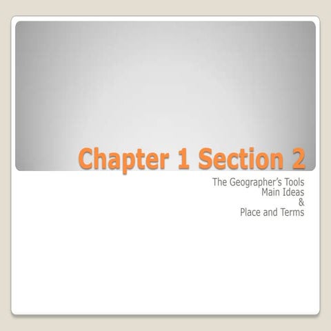 Chapter 1 section 2 | PPT